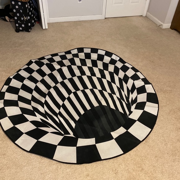 Accents | Brand New Vortex Visual Effect Area Rug | Poshmark